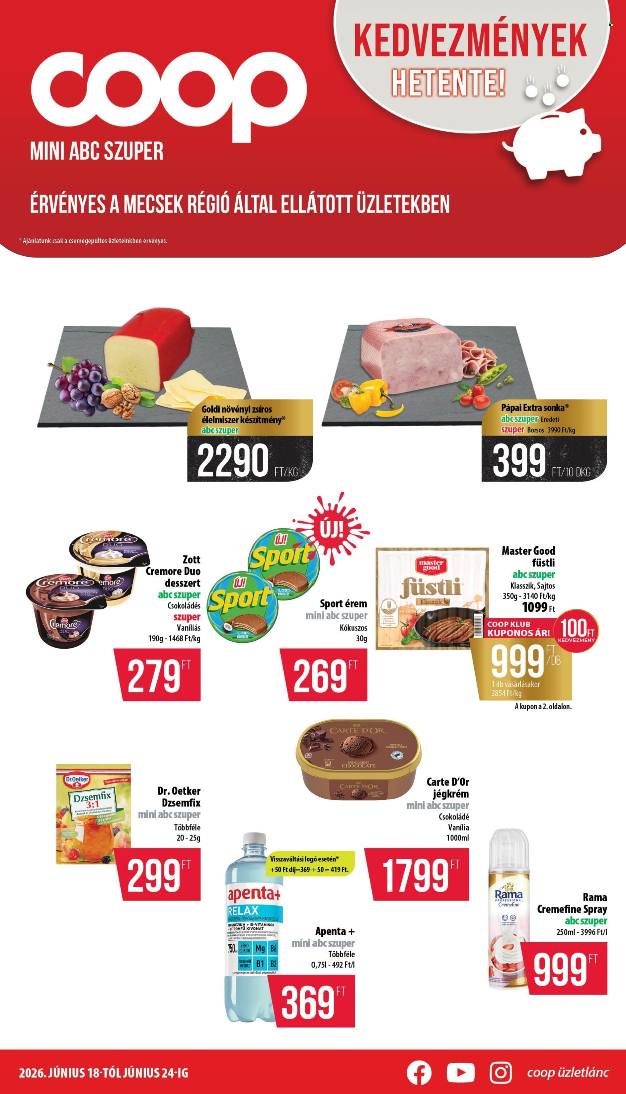 Coop akciós újság 2026.06.18 - 2026.06.24 | Minden Akció